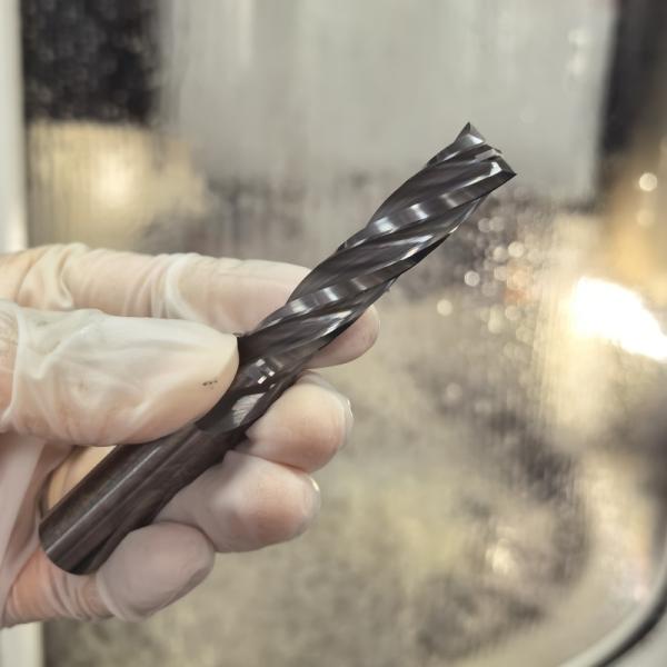 Quality Smooth Finish Solid HM Flat Bottom Drill Bit Anti Vibration For Aluminium Copper for sale