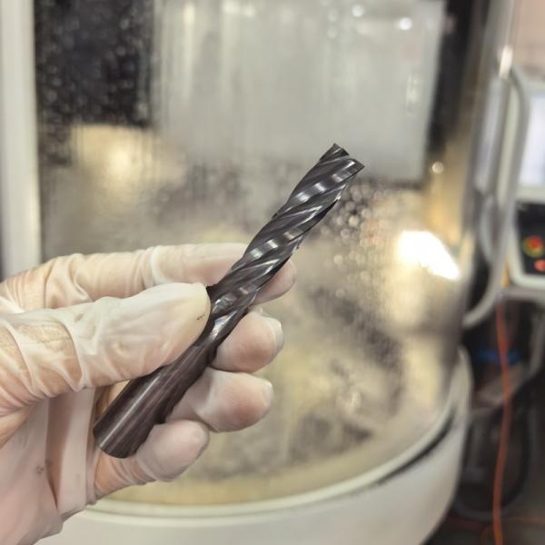 Quality Smooth Finish Solid HM Flat Bottom Drill Bit Anti Vibration For Aluminium Copper for sale