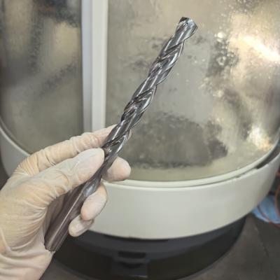 China High Hardness Deep Hole Solid Carbide Twist Drill Bit 16mm With Internal Coolant for sale