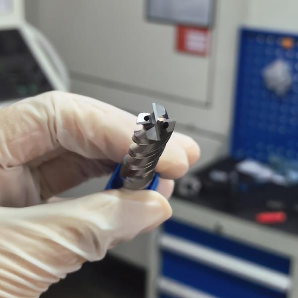 Quality Solid Carbide Drill Bit Coolant Through Straight Flute Drill High Chipping for sale