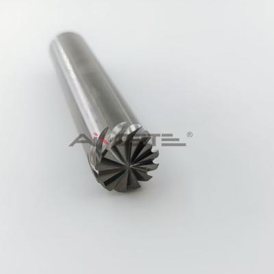 Cina Fresa in metallo duro personalizzata D20mm, 12 scanalature, raggio d'angolo, per stampi e matrici in vendita