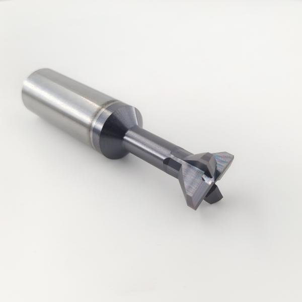 Quality High Precision GU25UF Carbide Dovetail Cutter PVD Coating For Plastic Moulds for sale