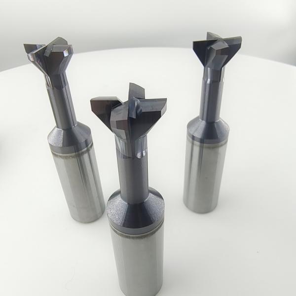 Quality High Precision GU25UF Carbide Dovetail Cutter PVD Coating For Plastic Moulds for sale