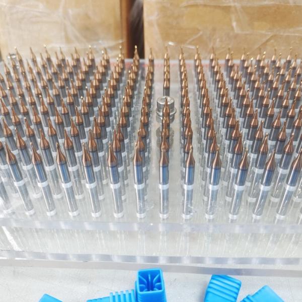 Quality 90 Degree 1mm Coated Carbide Chamfering Tool For Precision 3C Parts Machining for sale