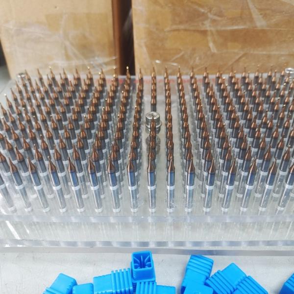 Quality 90 Degree 1mm Coated Carbide Chamfering Tool For Precision 3C Parts Machining for sale