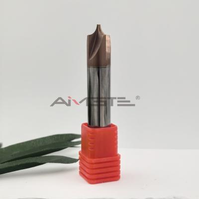 Cina Utensile per fresatura a raggio interno a 4 taglienti rivestito in AlTiSiN per la lavorazione di superfici di stampi in vendita