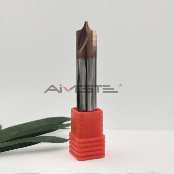 Quality AlTiSiN Coated 4 Flute Internal Radius Milling Cutter Tool For Mold Surface for sale