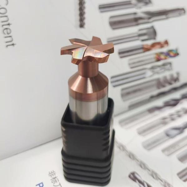 Quality High Precision Carbide T Slot Milling Cutter 6 Flutes End Mill For Assembly Platforms for sale