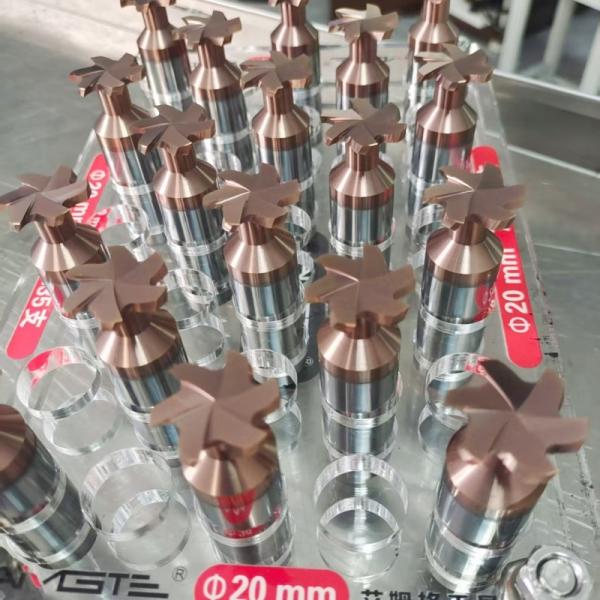 Quality High Precision Carbide T Slot Milling Cutter 6 Flutes End Mill For Assembly for sale
