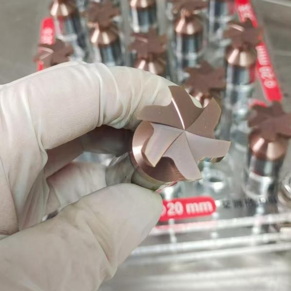 Quality High Precision Carbide T Slot Milling Cutter 6 Flutes End Mill For Assembly for sale