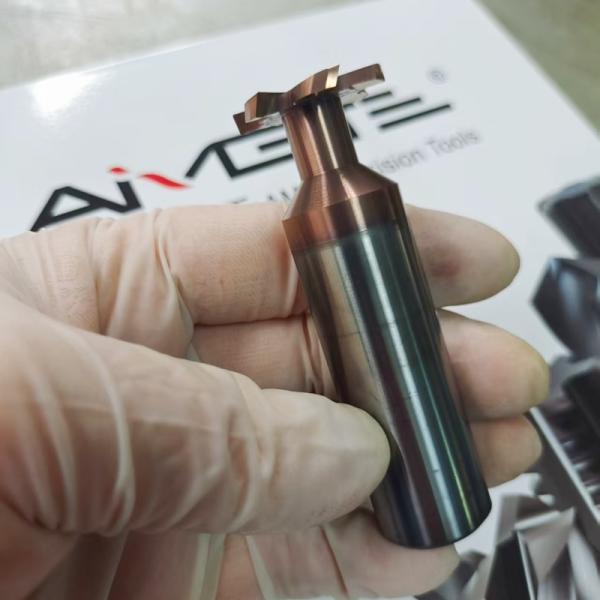 Quality High Precision Carbide T Slot Milling Cutter 6 Flutes End Mill For Assembly for sale
