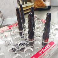 Quality Customized HF25 Carbide Taper End Mill Cutter 4 Degree For Deep Cavity Slope for sale
