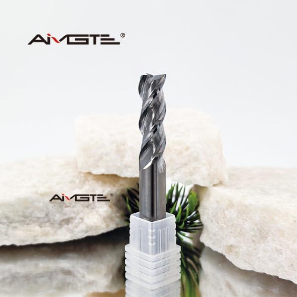 Quality Customized Smooth Chip Evacuation Low Helix Flat End Mill for Aluminum for sale