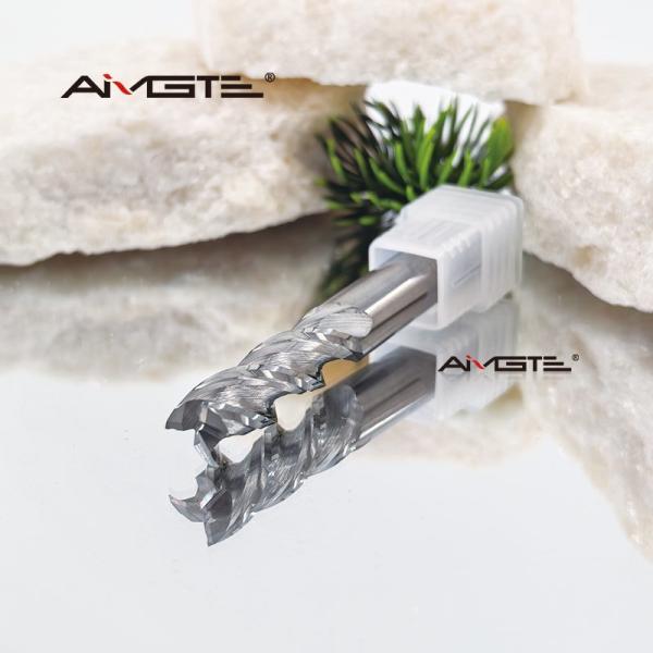 Quality Customized Smooth Chip Evacuation Low Helix Flat End Mill for Aluminum for sale