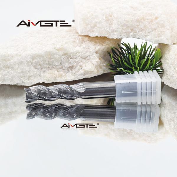 Quality Customized Smooth Chip Evacuation Low Helix Flat End Mill for Aluminum for sale