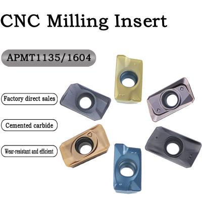 China CNC Milling Machining APMT1604 1135PDER Cnc Carbide Milling Insert Tungsten Carbide InsertCNC Milling Machining for sale