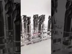 4 Flutes Carbide End Mill Bit For Aluminium , Customized Finishing CNC Milling Cutter
