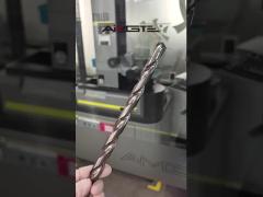 Precision HM Coolant Through Straight Flute Drill Solid Carbide Drill For Hole Machining
