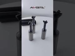 High Precision GU25UF Carbide Dovetail Cutter PVD Coating For Plastic Moulds