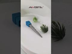 Carbide Tapered Ball Nose Endmill Cutting Tool For Aluminum Moulds And Machining