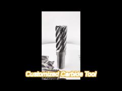 Multi Flute Carbide Milling Cutter Precision Cutting Tools For Batch Manufacturing