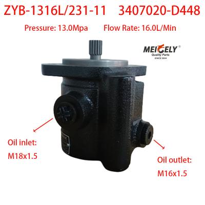 Cina Parti del motore ZYB-1316L/231-11 Weichai Deutz Power Steering Pump in vendita