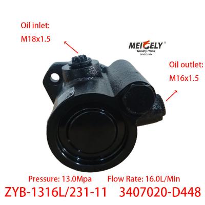 Cina Parti del motore ZYB-1316L/231-11 Weichai Deutz Power Steering Pump in vendita