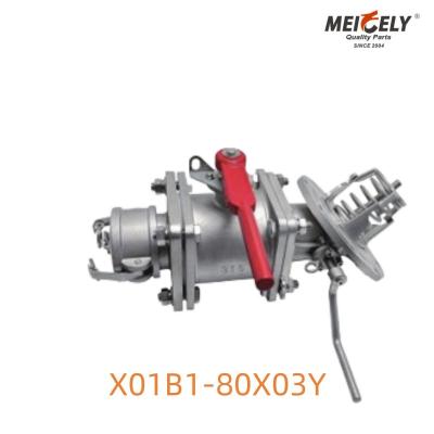 China X01B1-80X03Y Valva de pé com conjunto de válvulas borboleta para camião-tanque à venda