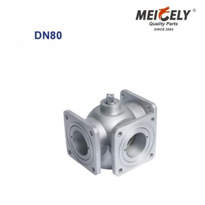 China Valvola a sfera a flangia unidirezionale / trilaterale QF01Y-80 DN80 per camion con serbatoio dell'acqua for sale
