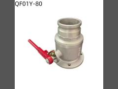 물탱크 트럭용 1면/3면 플랜지 볼 밸브 QF01Y-80 DN80