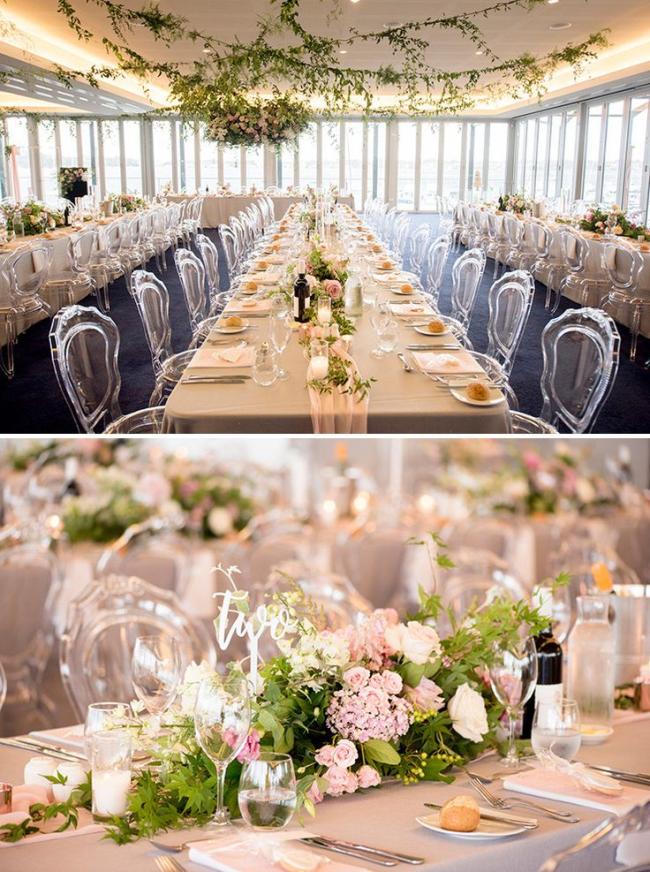 Luxury plastic wedding chair