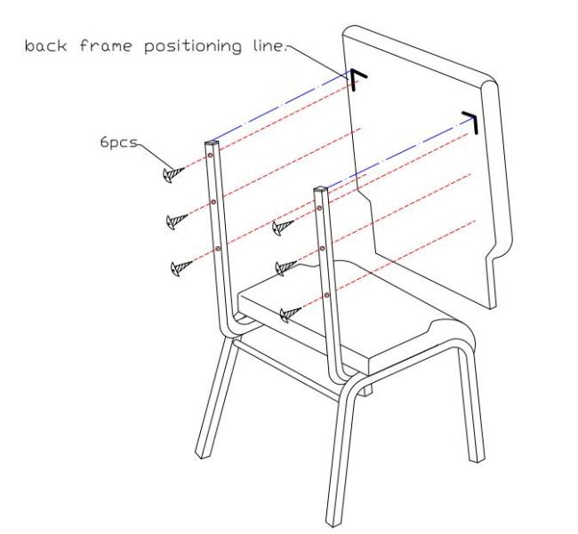 Multiple church chairs stacked for compact storage