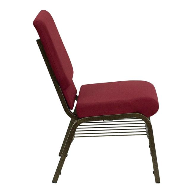 Multiple chairs stacked together