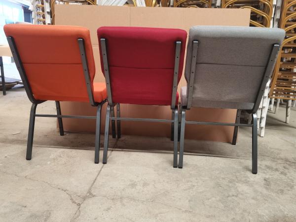 Quality Commercial Stackable Church Chairs Red Chairs For Church Sanctuary for sale