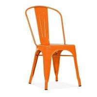 China Adjustable Metal Frame Armchair Customized Metal Stacking Dining Chairs for sale