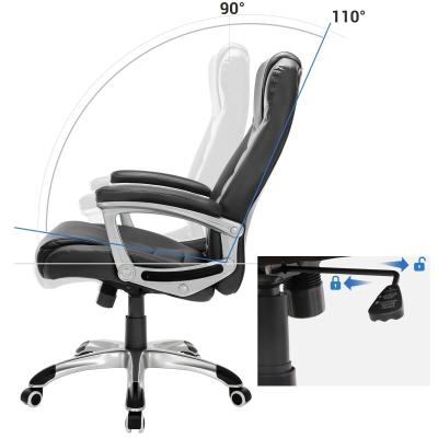 Cina Poltrona girante ergonomica in cuoio in vendita