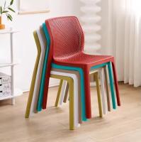 China Restaurant Stackable Dining Chairs with and OEM Colors at Affordable for sale