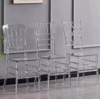 China Contemporary Stackable Chiavari Chairs PC Plastic Crystal Chiavari Chairs for sale