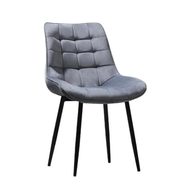Bedroom Upholstered Green Dining Chairs Velvet Fabric Home Furniture