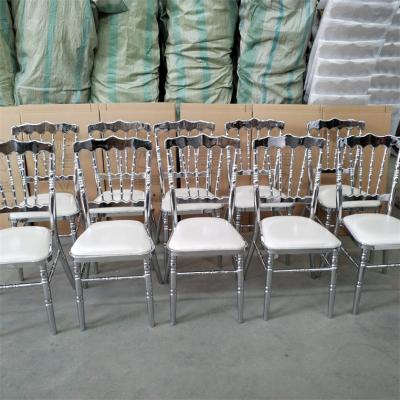China Stacked Napoleon Events Decor Party Chairs Metal Hotel Wedding Party Events Chairs for sale