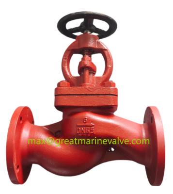 China GB/T 590-2008 DIN GLOBE CAST IRON VALVE, GLOBE CHECK VALVE, GLOBE SDNR VALVE, GB/T 590 Marine Cast Iron Flanged Straight-Through Stop Valve GLOBE VALVE for sale