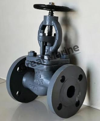 China Marine Cast Steel Flanged Stop Valve GB/T 584-2008 Type A/AS DIN GLOBE CAST STEEL VALVE,GGLOBE CHECK VALVE, GLOBE SDNR VALVE, GB/T 584 Marine Cast Steel Flanged Straight-Through Stop Valve GLOBE VALVE for sale