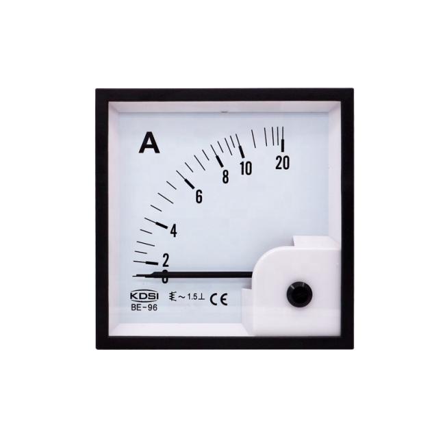 KDSI 80&Atilde;80 AC Analog Amp Hour Ammeter front view