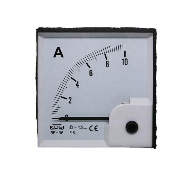 KDSI 80&Atilde;80 AC Analog Amp Hour Ammeter side view