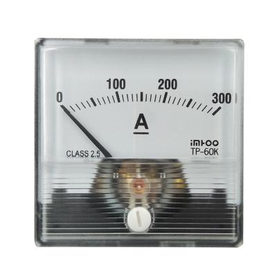 China 60x60mm Analog And Digital Panel Meter Ammeter with 0-1500A Measuring Range for sale