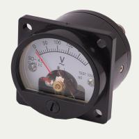 China Round Analog Ac Ammeter & Voltmeter S0-45 Analog Panel Voltmeter for sale