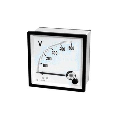 China Voltmeter Analog Panel Mount Meter DC 96*96 0-50V Working Principle of Digital Voltmeter for sale