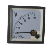 China DN72 Analog Voltmeter AC 100V 0-100V Panel Mount Pointer Voltage Meter for sale