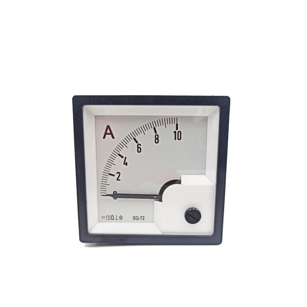 Quality 72x72mm Analog Panel Amp Meter Panel Mount CE Moving Coil Mechanism for sale