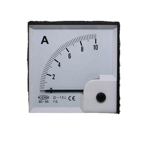 Quality 72 X 72 AC Analog Amp Hour Ammeter Meter With Red Pointer Display Type for sale